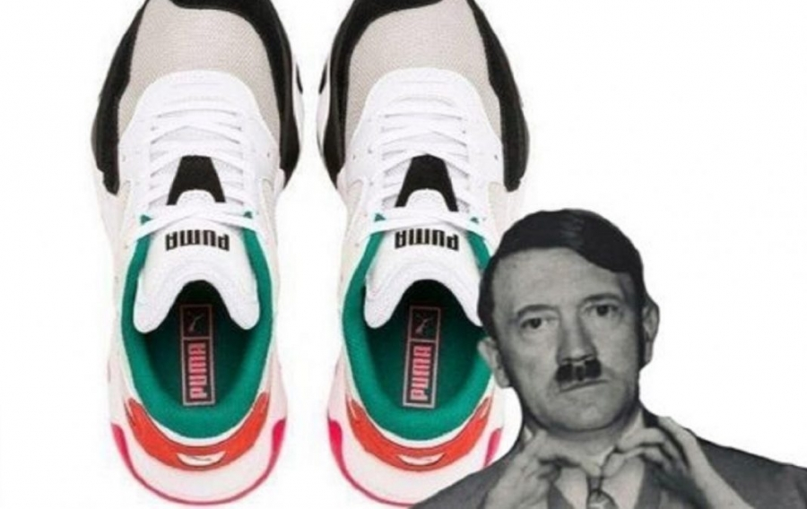 Las redes estallaron por el parecido de ¡unas zapatillas con Hitler!