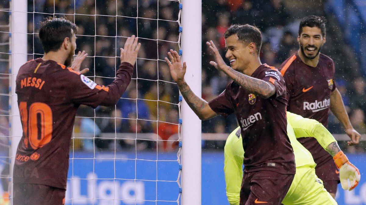 Messi hizo un triplete y el Barsa se coronó campeón en España