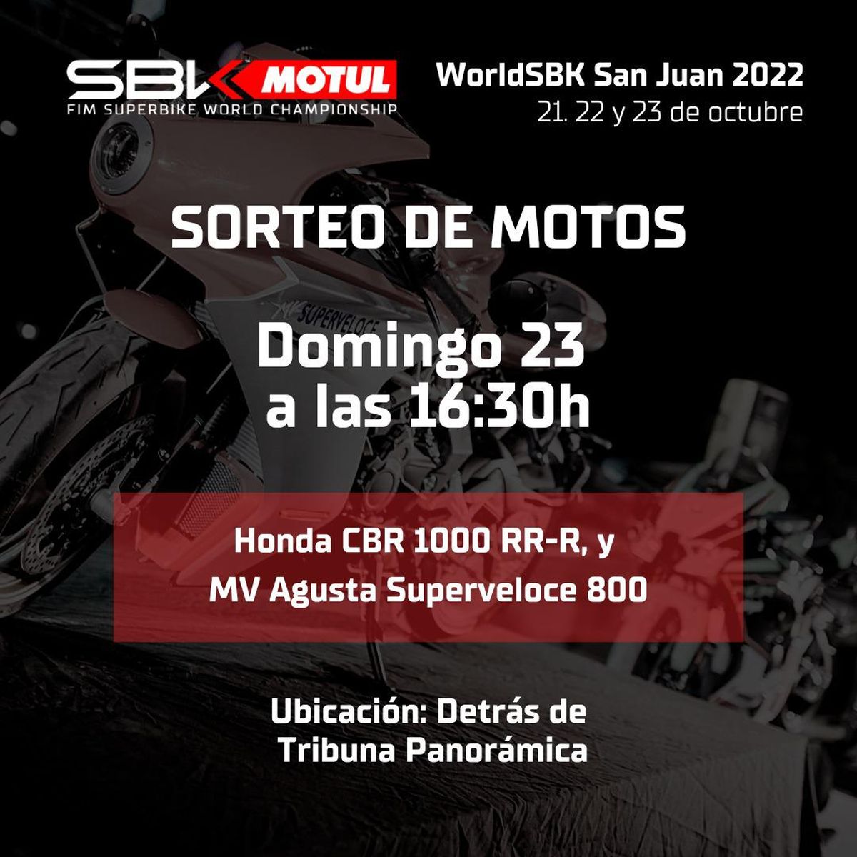 Superbike: adelantaron el sorteo de las motos de este domingo