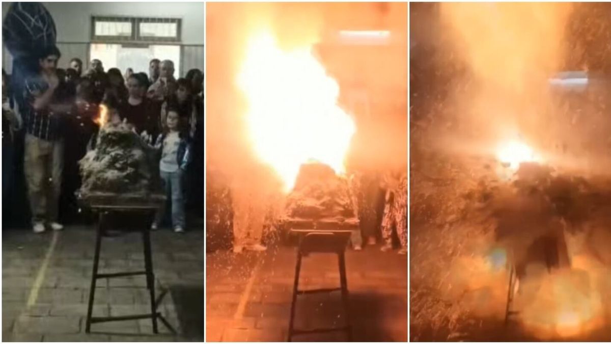 Un experimento explotó en una feria de Ciencias y una nena está grave