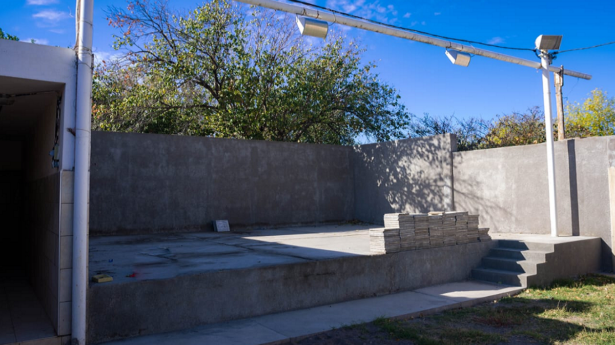 Comenzó la remodelación de la Unión Vecinal de Villa Balcarce