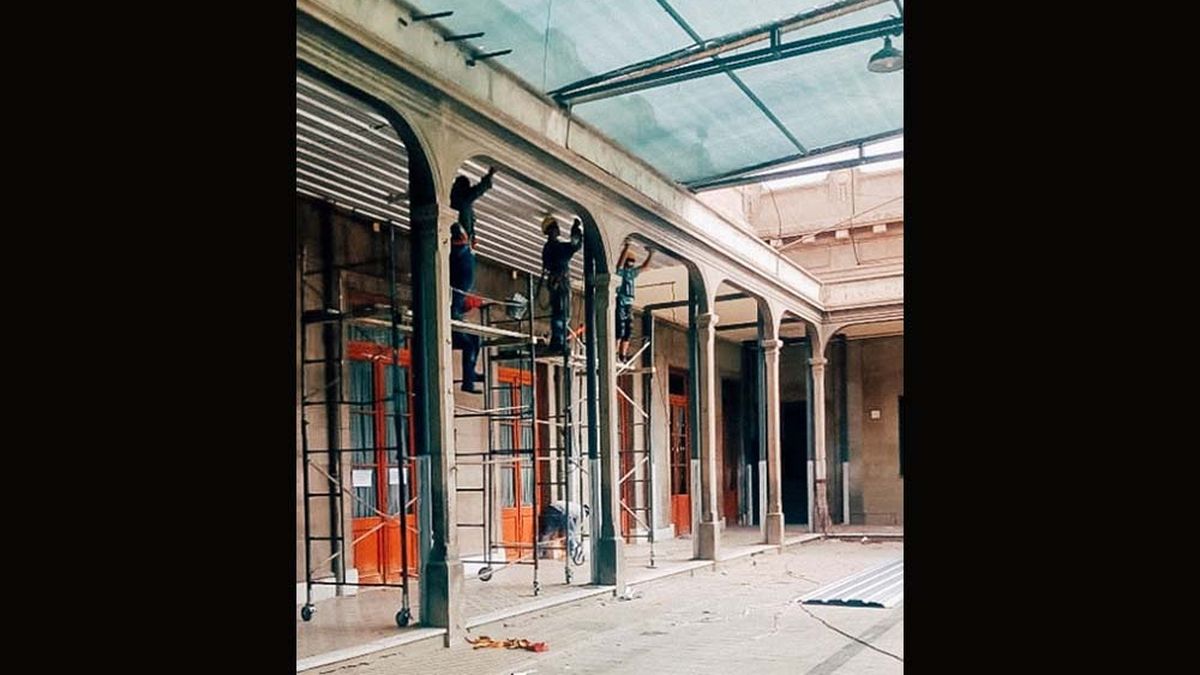 Contendrán con una estructura metálica y chapa el cielorraso de la ...