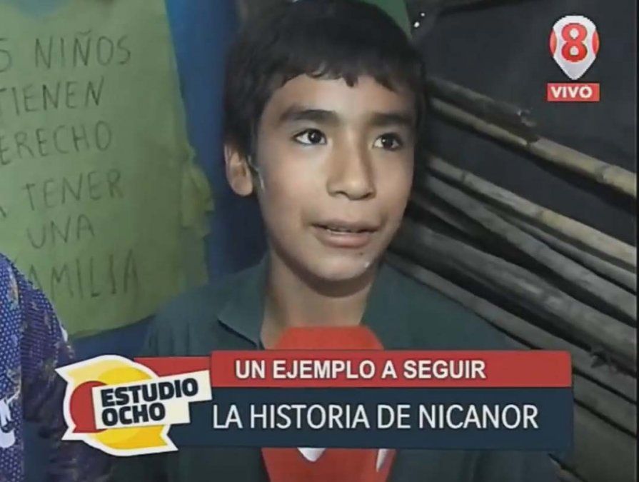 Nicanor, el niño que llegó al corazón de todo el país con su voluntad ...