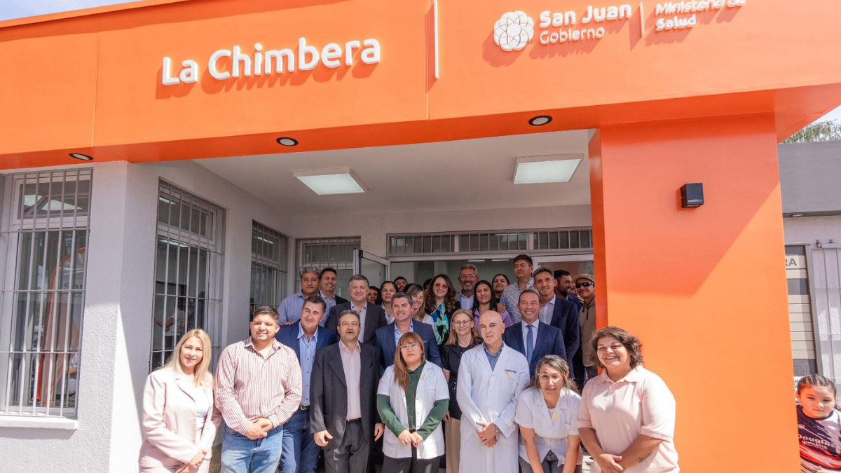 Orrego inauguró obras en el centro de salud de La Chimbera