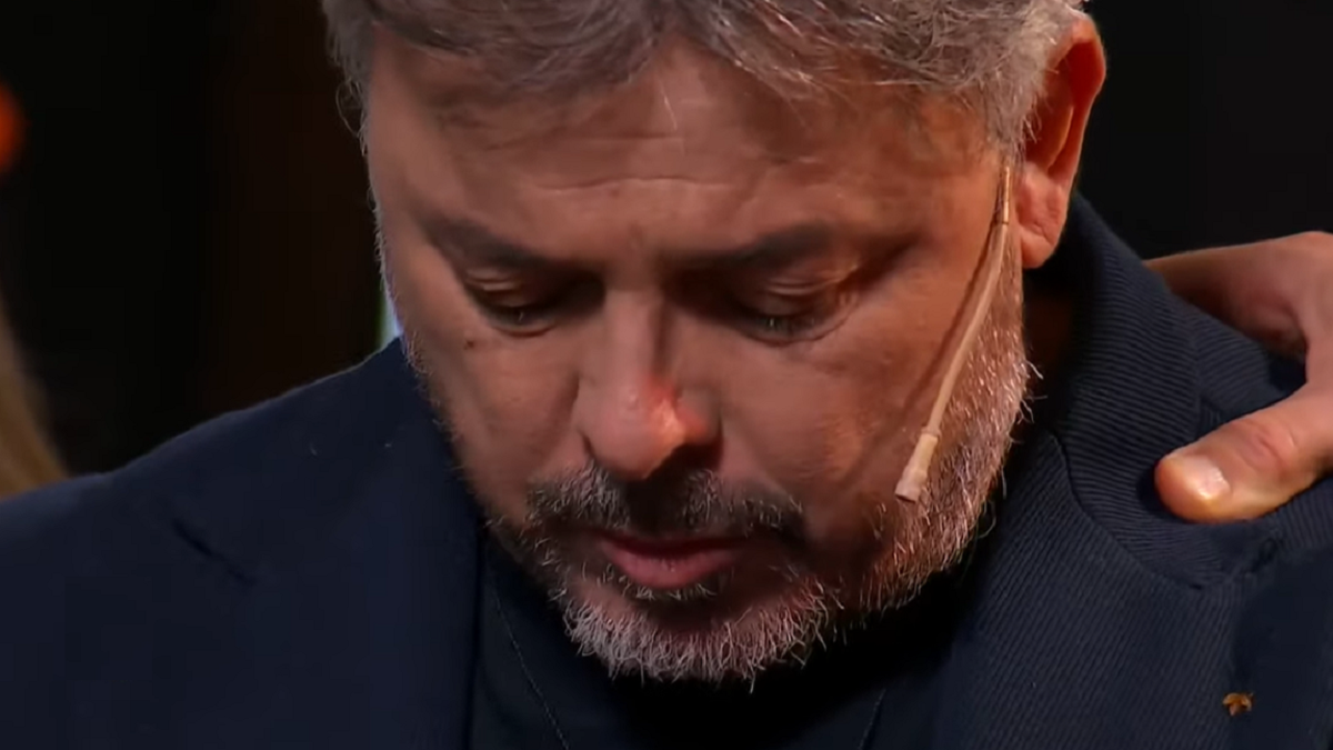 El desconsolado llanto de Donato de Santis: Quiero que se vaya