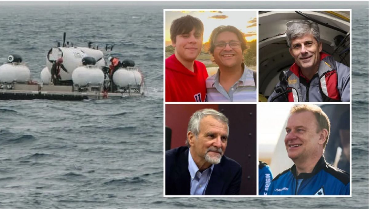 Quiénes son los cinco tripulantes que murieron a bordo del sumergible Titán