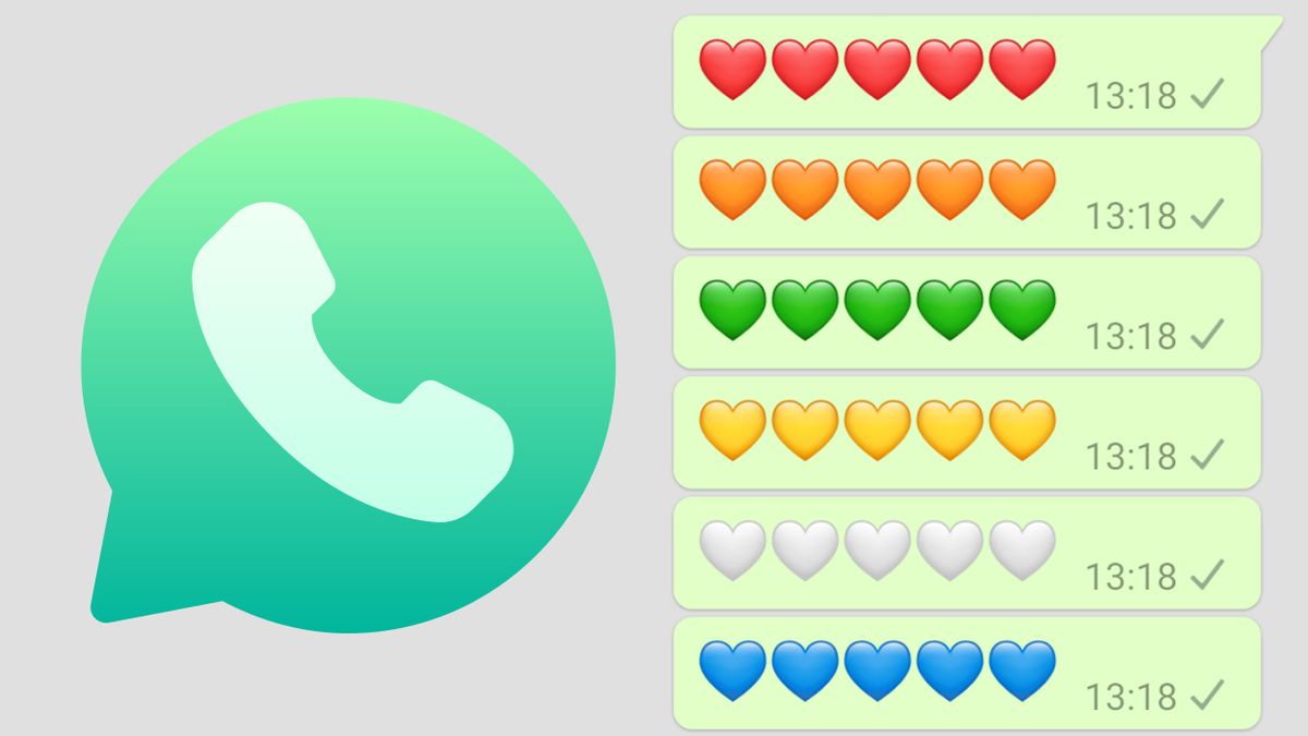 Qué significa cada color de corazón en WhatsApp