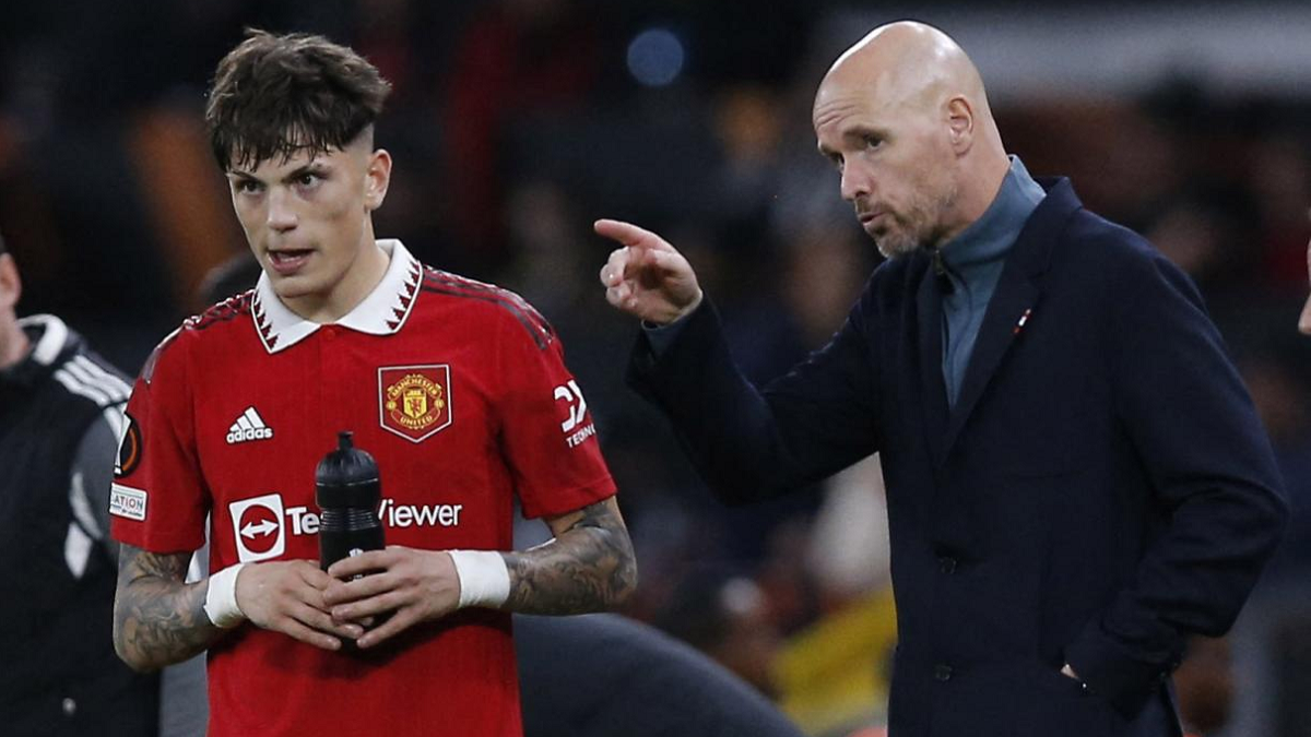 El DT del United: No veo a Garnacho en el Mundial Sub-20