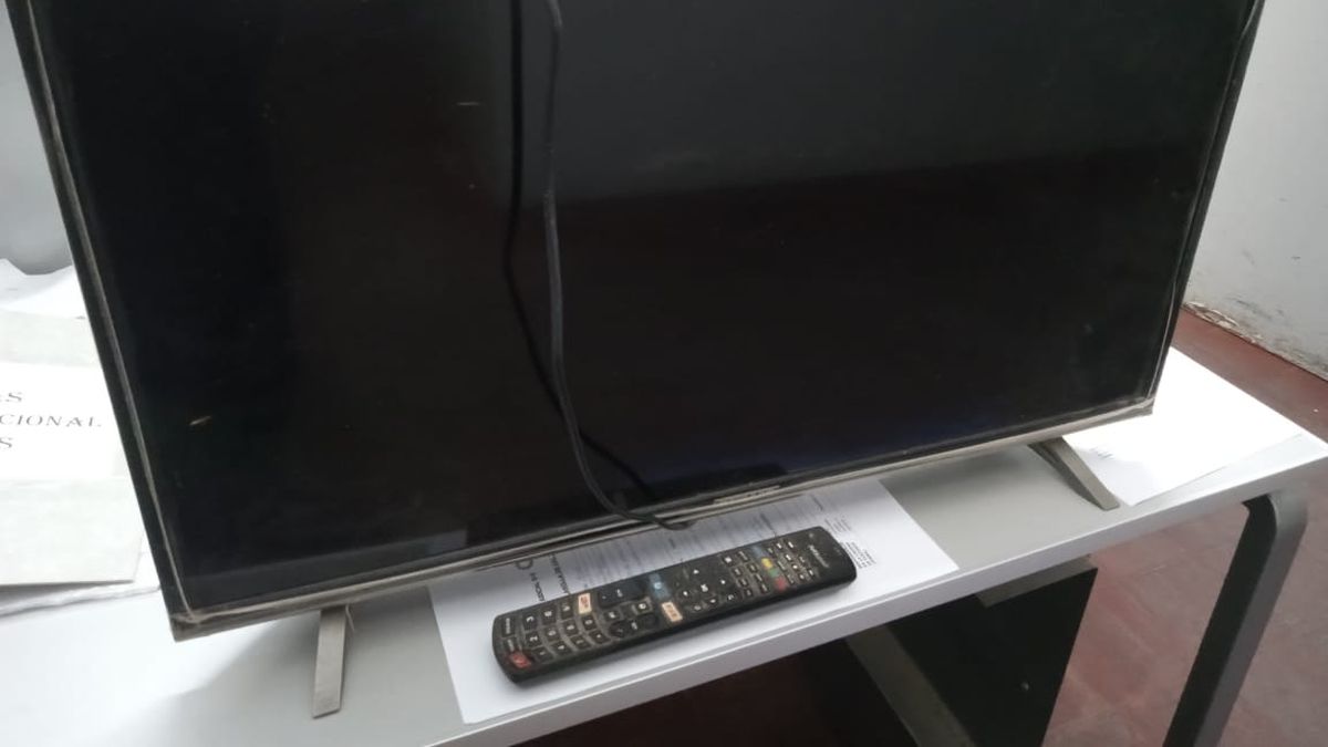 Robo en flagrancia: detienen a un hombre tras sustraer un televisor