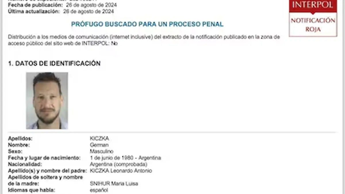 Interpol ya busca en todo el mundo al diputado Germán Kiczka