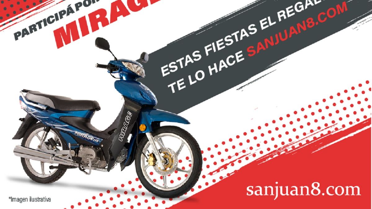 Sanjuan8.com sortea una moto para Año Nuevo