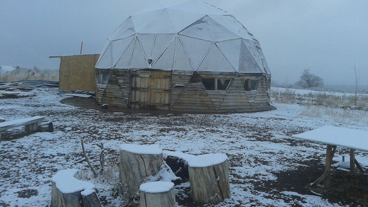 La localidad iglesiana de Bella Vista amaneció cubierta de nieve por el ...