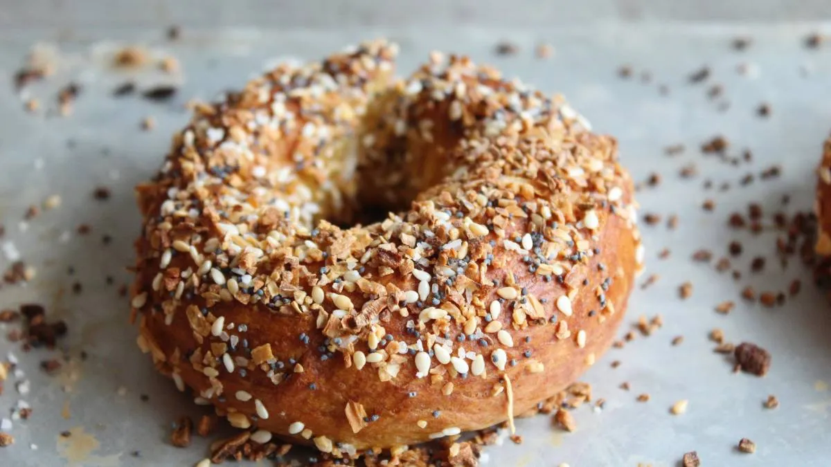 Cómo hacer pan bagels tiernos y esponjosos