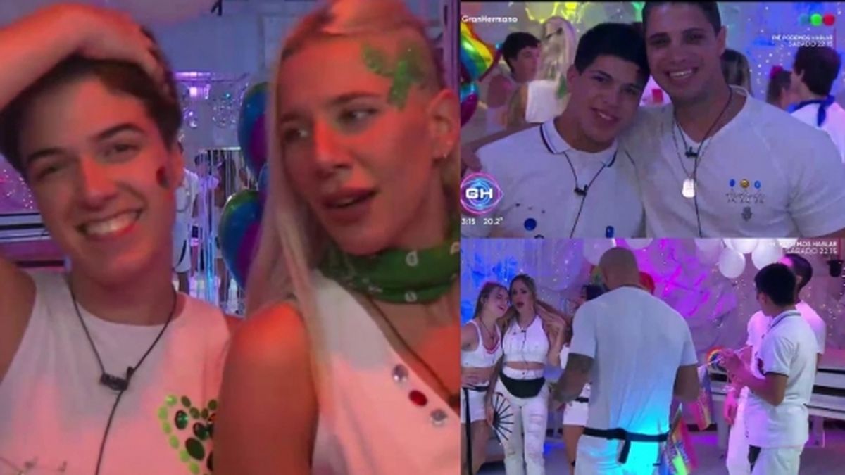 En la previa de la eliminación, hubo fiesta Total White