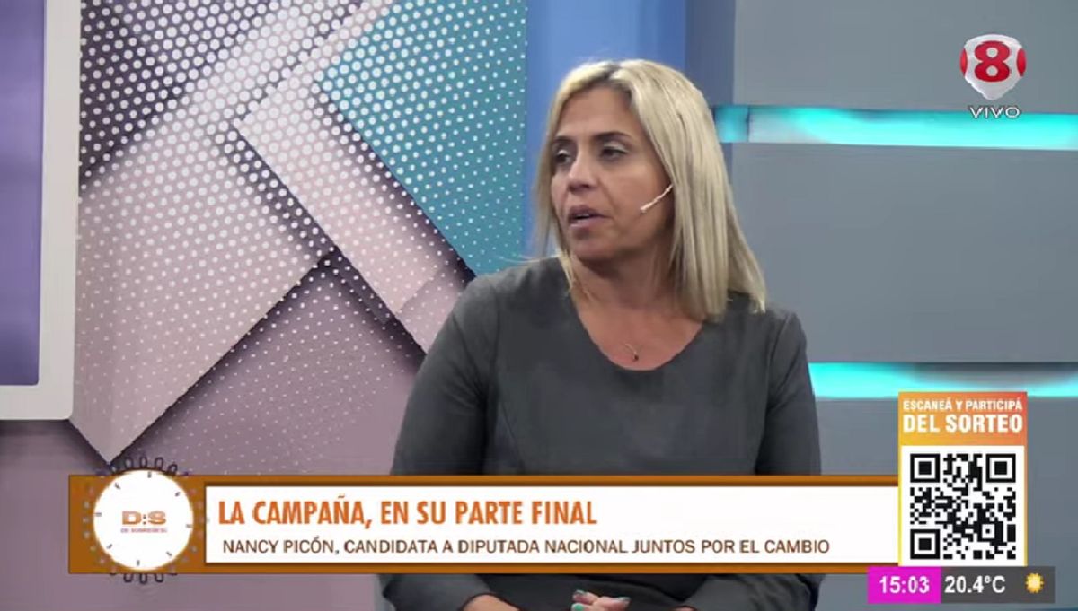 Nancy Picón: En estas elecciones se decide el destino de las familias