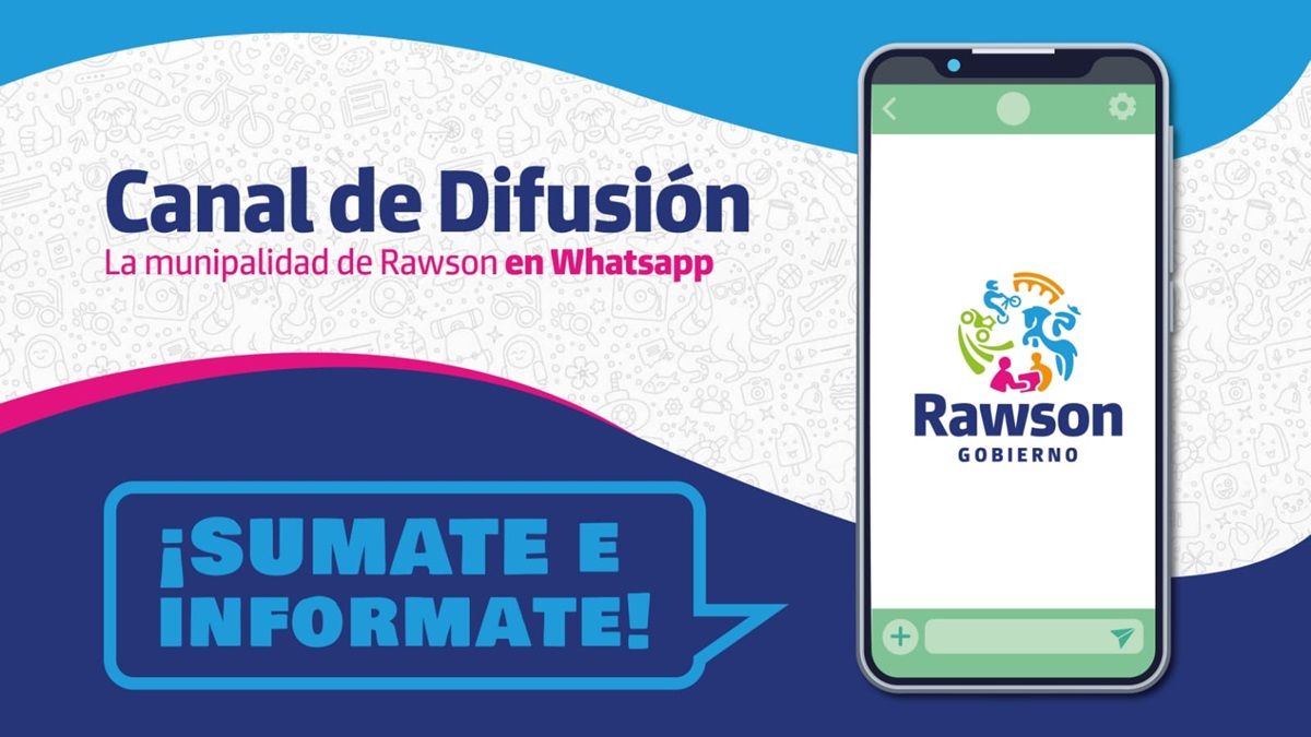 Rawson ya tiene un canal de Whatsapp directo con los vecinos