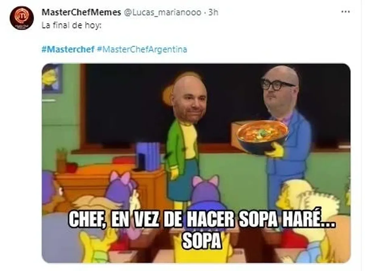 Masterchef: catarata de memes en la primera parte de la final