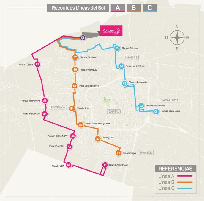 Conocé El Recorrido Y Las Paradas De Los Colectivos Que Llegarán Hasta