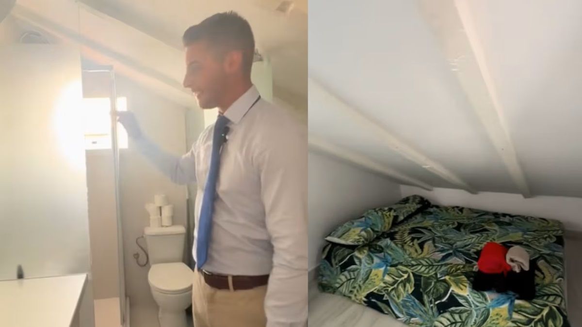 Venden un altillo equipado y en las redes se indignaron por su tamaño