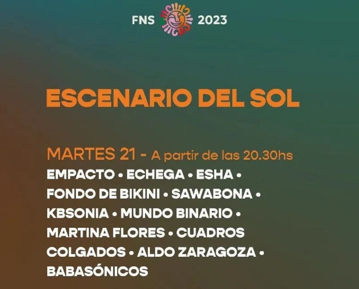 Todo lo que tenés que saber para ir a la Fiesta Nacional del Sol