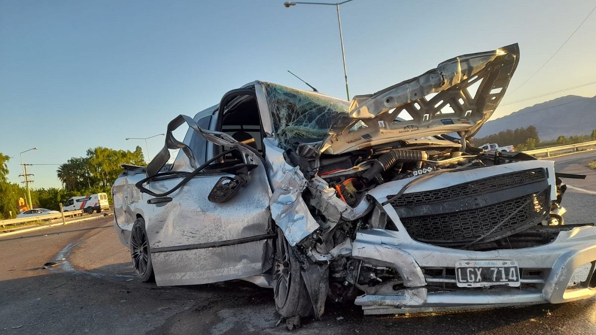Otra vez, Ruta 40 y Calle 11 fue escenario de un siniestro vial