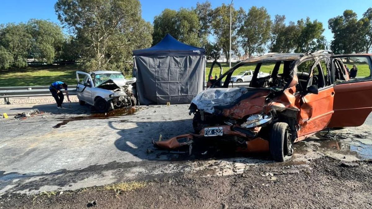 Choque en contramano e incendio: las imágenes impactantes del accidente ...