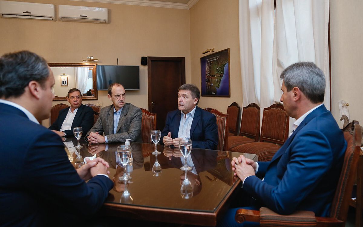 Los directivos del proyecto Pachón visitaron al gobernador