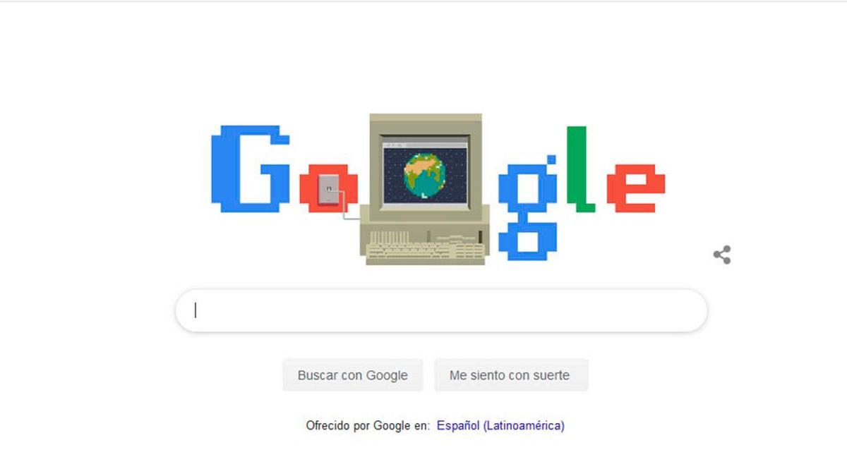 Google homenajea la creación de la web
