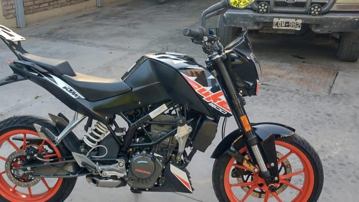 Motociclistas esquivan un perro, pero la moto terminó chocando con un auto