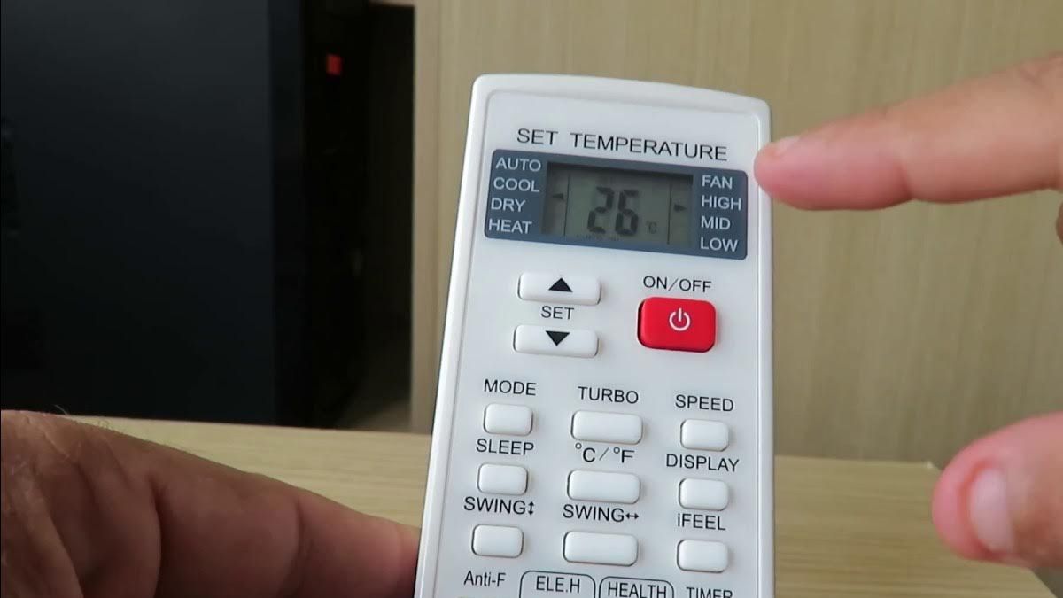 La importancia de uno de los botones del control del aire acondicionado