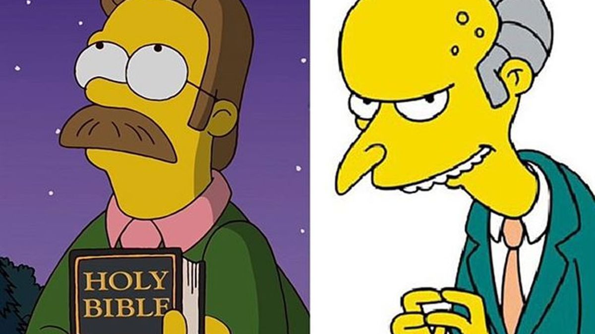 Tras 25 años de la serie, el señor Burns y Flanders abandonarían los ...