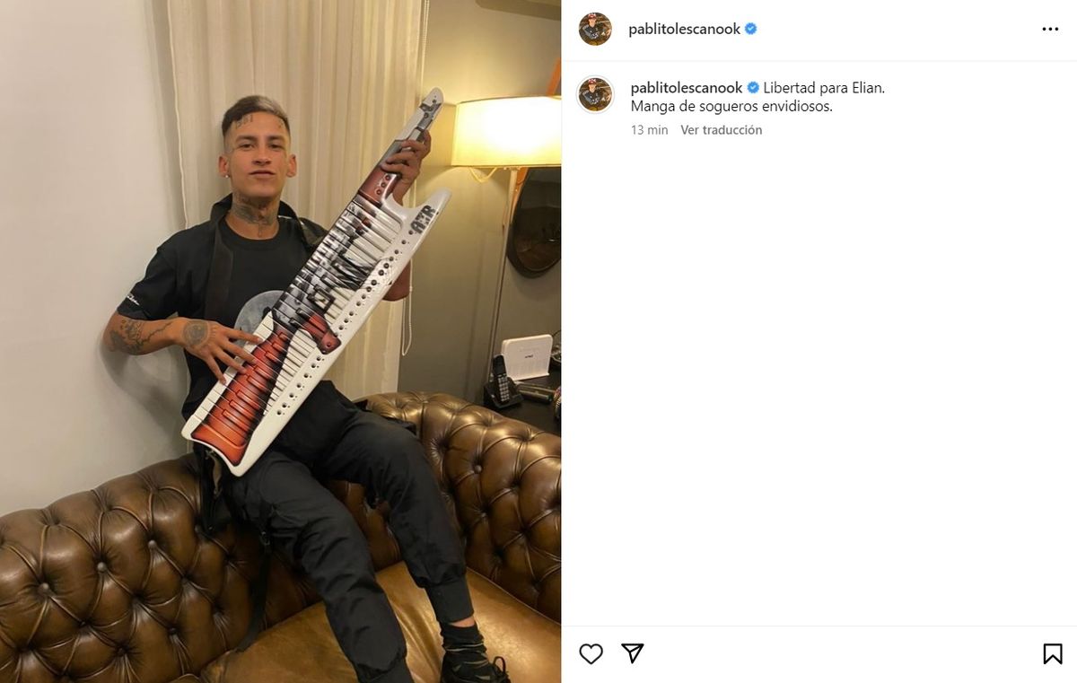 Pablo Lescano de Damas Gratis hizo un fuerte pedido por L-Gante