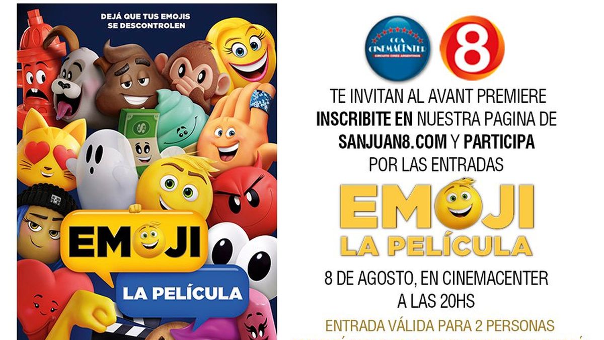 Tenemos entradas para que disfrutes del avant premiere de Emoji
