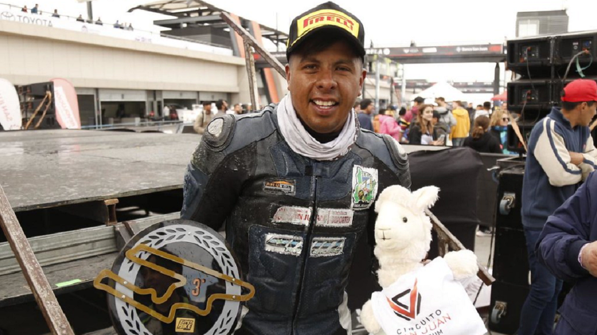 Mauricio Quiroga, el mejor de los sanjuaninos en el Superbike Argentino