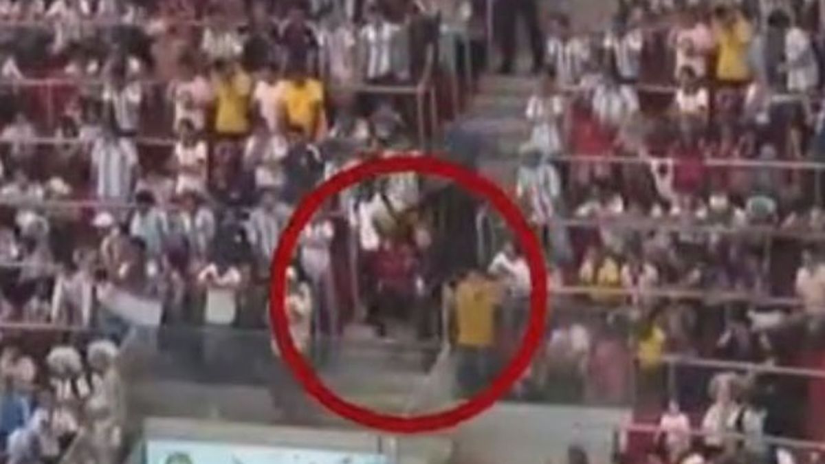 Video: el momento en que el Bebote Álvarez se come una entrada