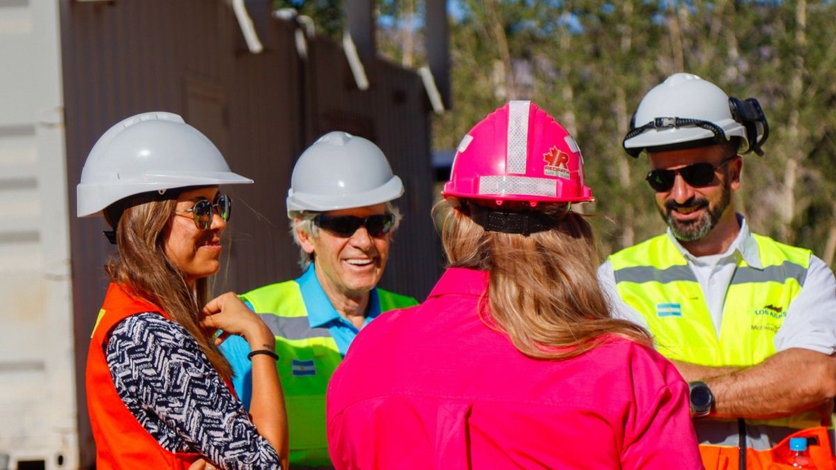 El presidente de McEwen Mining visitó el proyecto Los Azules