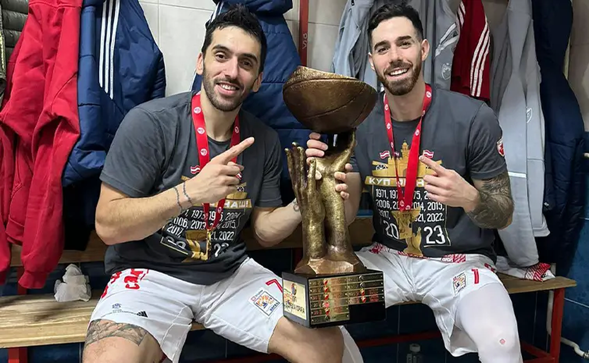 Facundo Campazzo y Luca Vildoza son campeones de la Copa de Serbia
