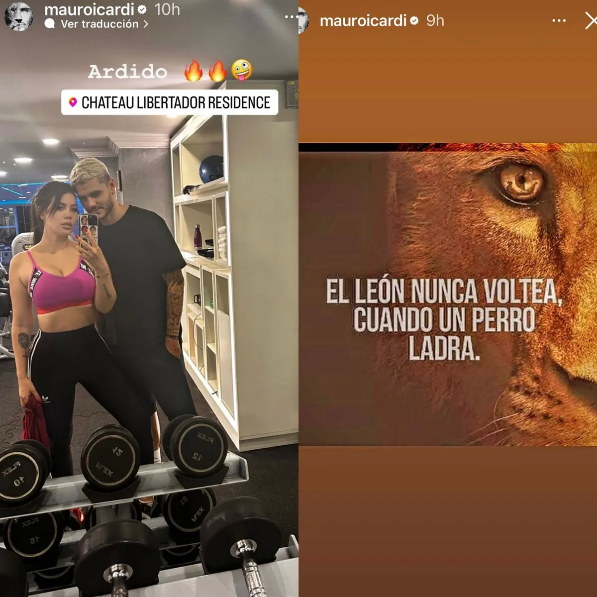 Mauro Icardi llegó al país y marcó la cancha ante L-Gante