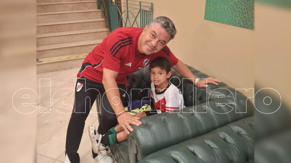 Un niño sanjuanino se coló en el hotel de River y conoció a sus ídolos