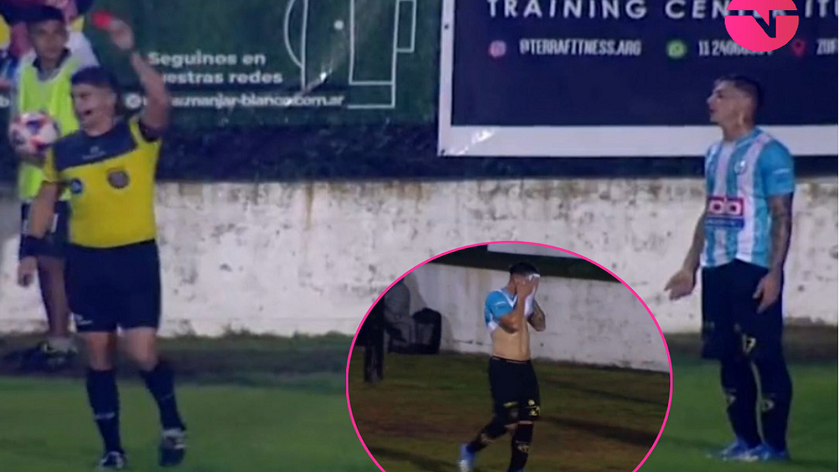 ¡Insólito! Un jugador fue expulsado por orinar en la cancha