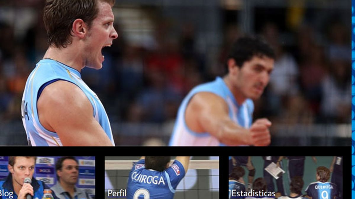 Rodrigo Quiroga presentó y promociona su página web en las redes sociales