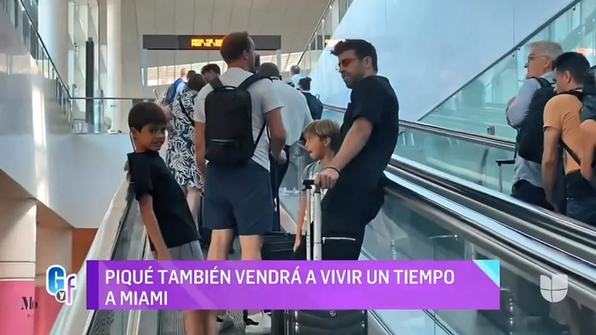 Piqué se mudaría a Estados Unidos para estar cerca de sus hijos
