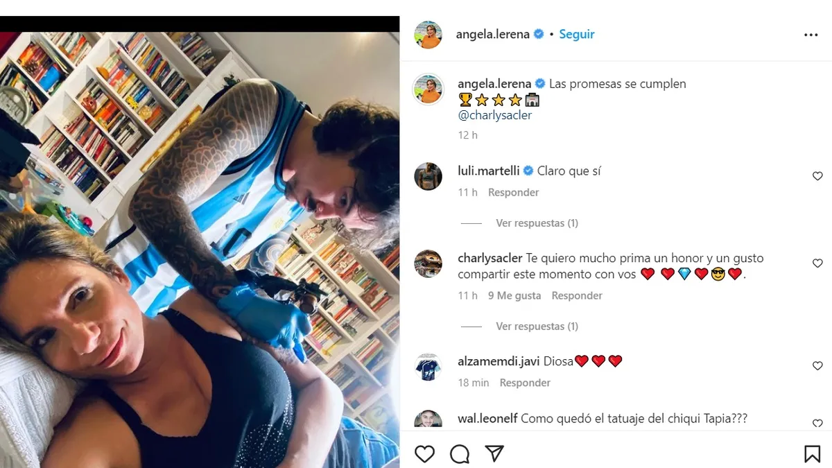 Ángela Lerena cumplió una promesa tras el Mundial de Qatar