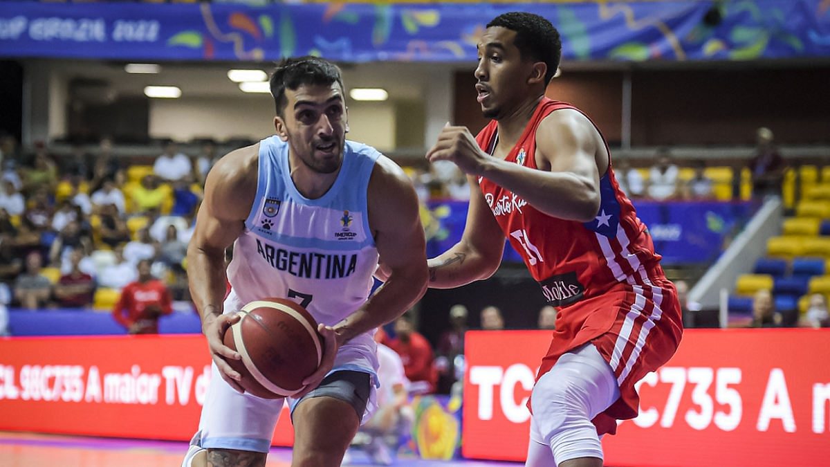 Argentina venció a Puerto Rico en la Americup de básquetbol