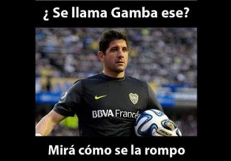 Los memes y afiches que inmortalizaron la pata de Orión a Gamba