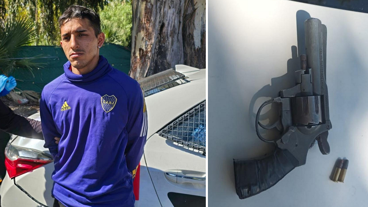 Amenazaron con un arma de fuego y fueron detenidos