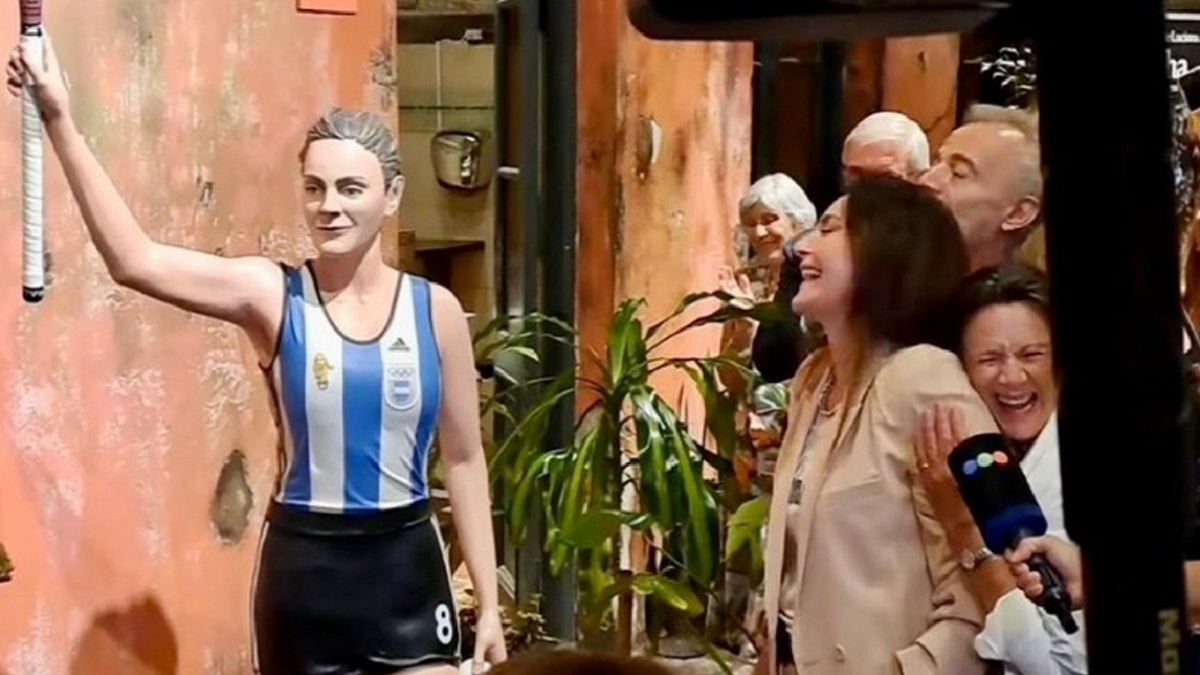 Luciana Aymar tuvo un emotivo reconocimiento en Rosario