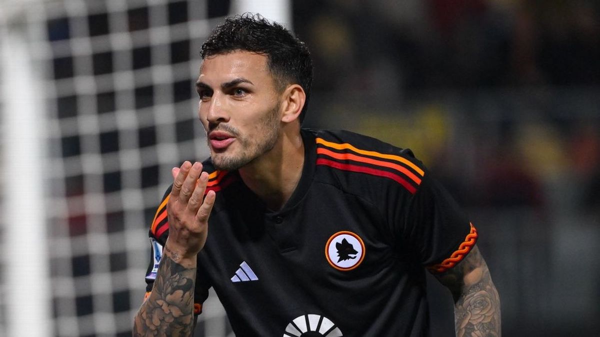 Leandro Paredes anotó en la goleada de Roma