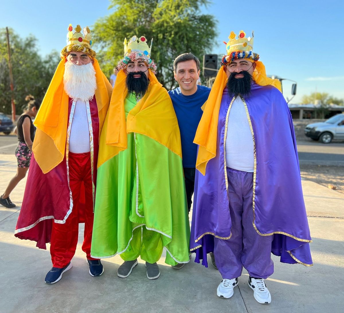 Los Reyes Magos recorrieron cada rincón de San Martín