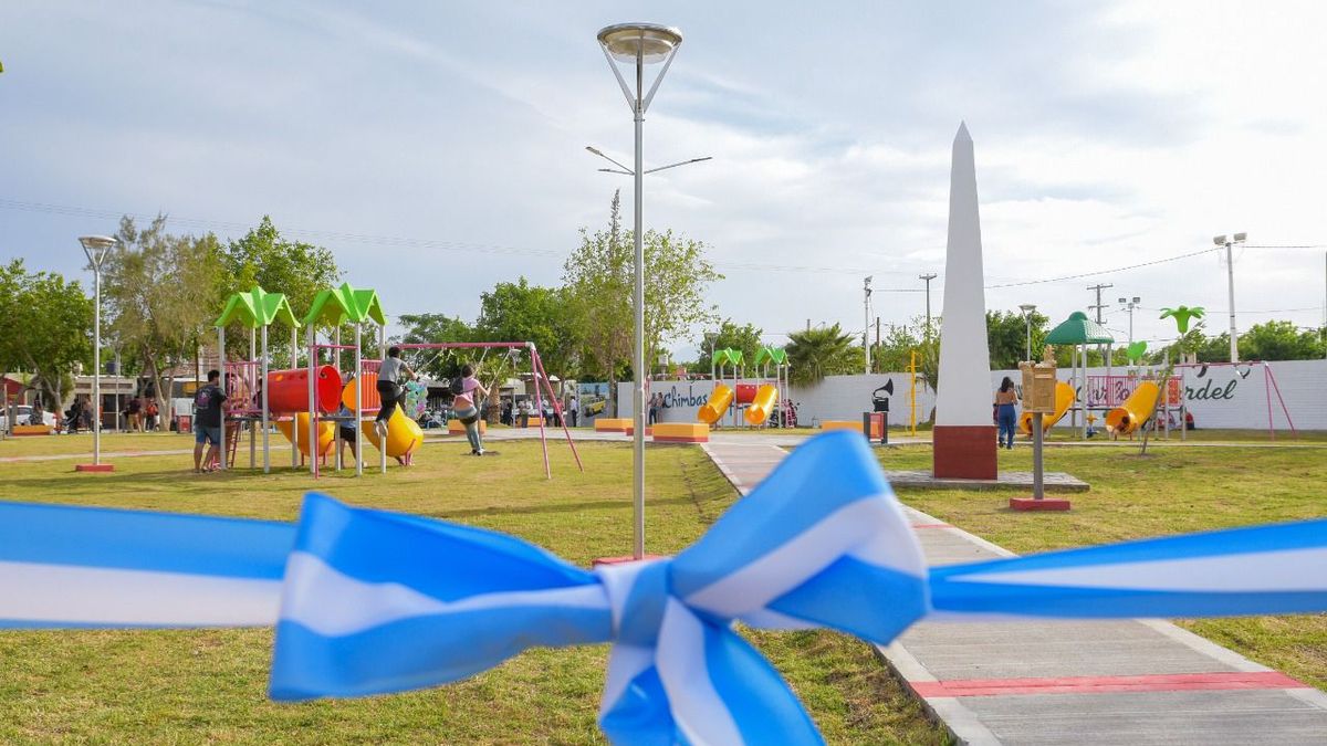 Con casi $6 millones de inversión, estrenan la plaza del Barrio Pampa